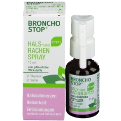 BRONCHOSTOP® Thymian Salbei Hals- und Rachenspray - shop-apotheke.at