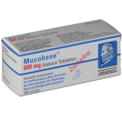 Mucobene® 600 mg-lösbare Tabletten - shop-apotheke.at