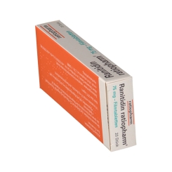 Ranitidin ratiopharm® 75 mg - shop-apotheke.at