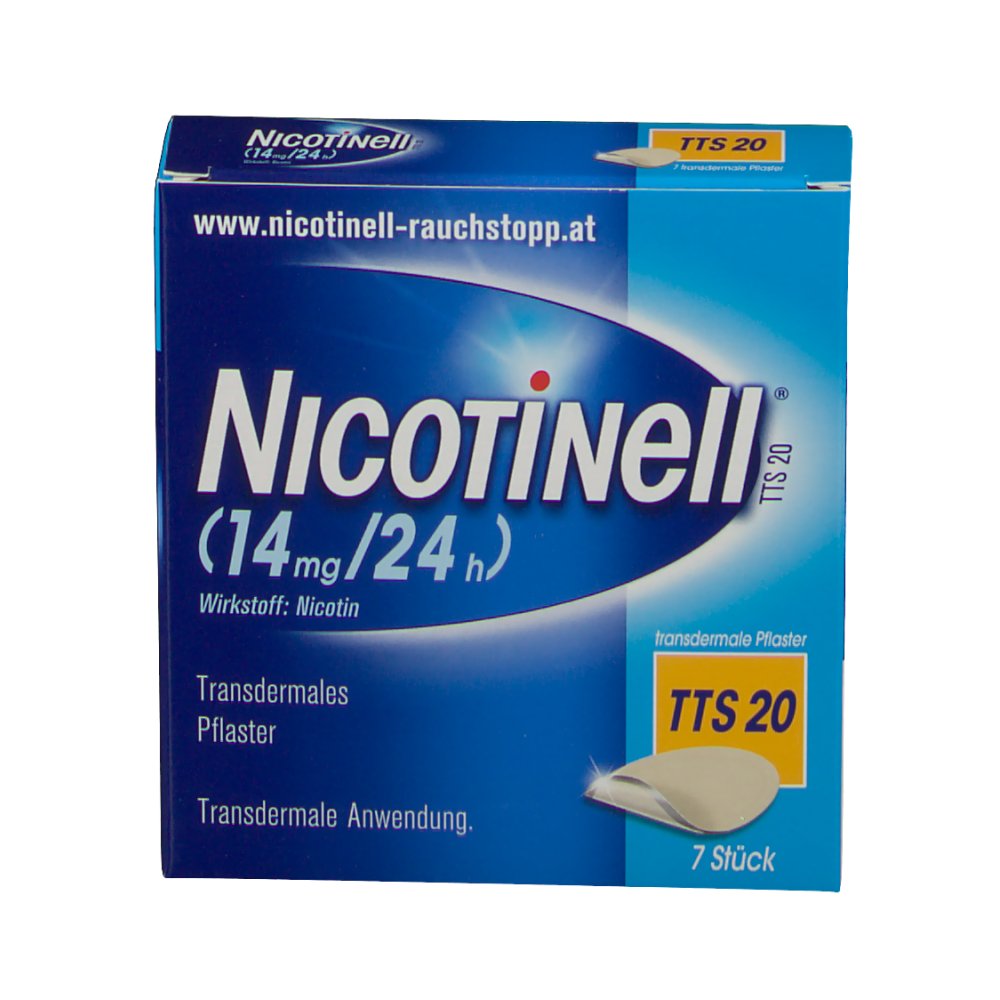 NICOTINELL® Transdermales Pflaster TTS 20 - shop-apotheke.at