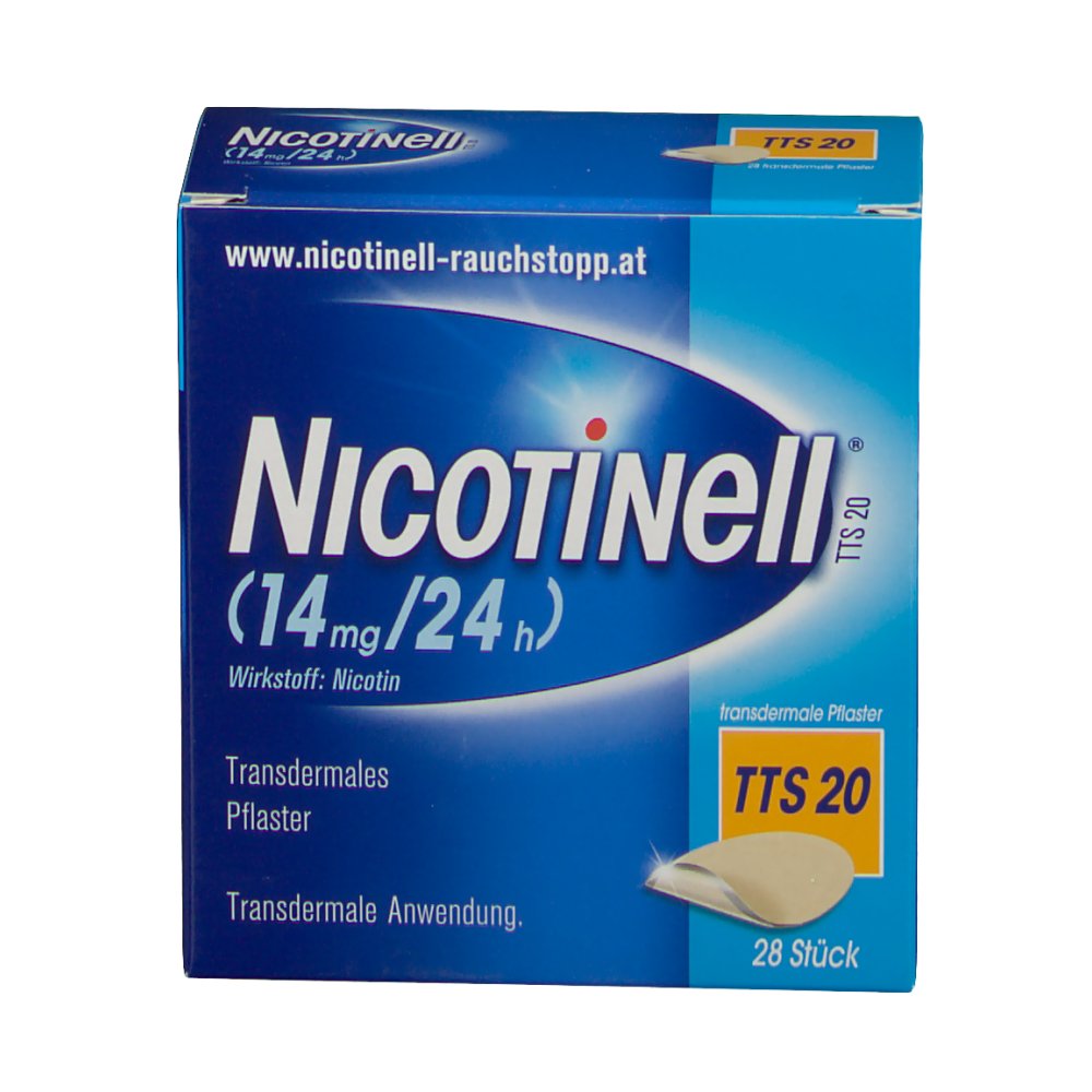 NICOTINELL® Transdermales Pflaster TTS 20 - shop-apotheke.at