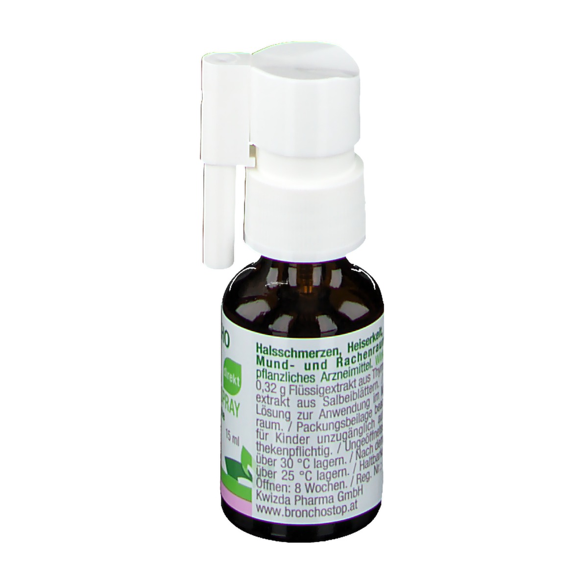 BRONCHOSTOP® Thymian Salbei Hals- und Rachenspray - shop-apotheke.at