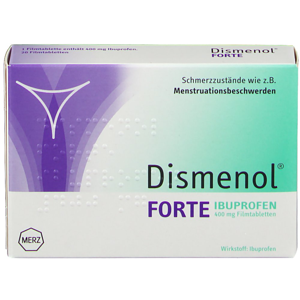 Dismenol-Ibuprofen 400 mg Forte Filmtabletten - shop-apotheke.at