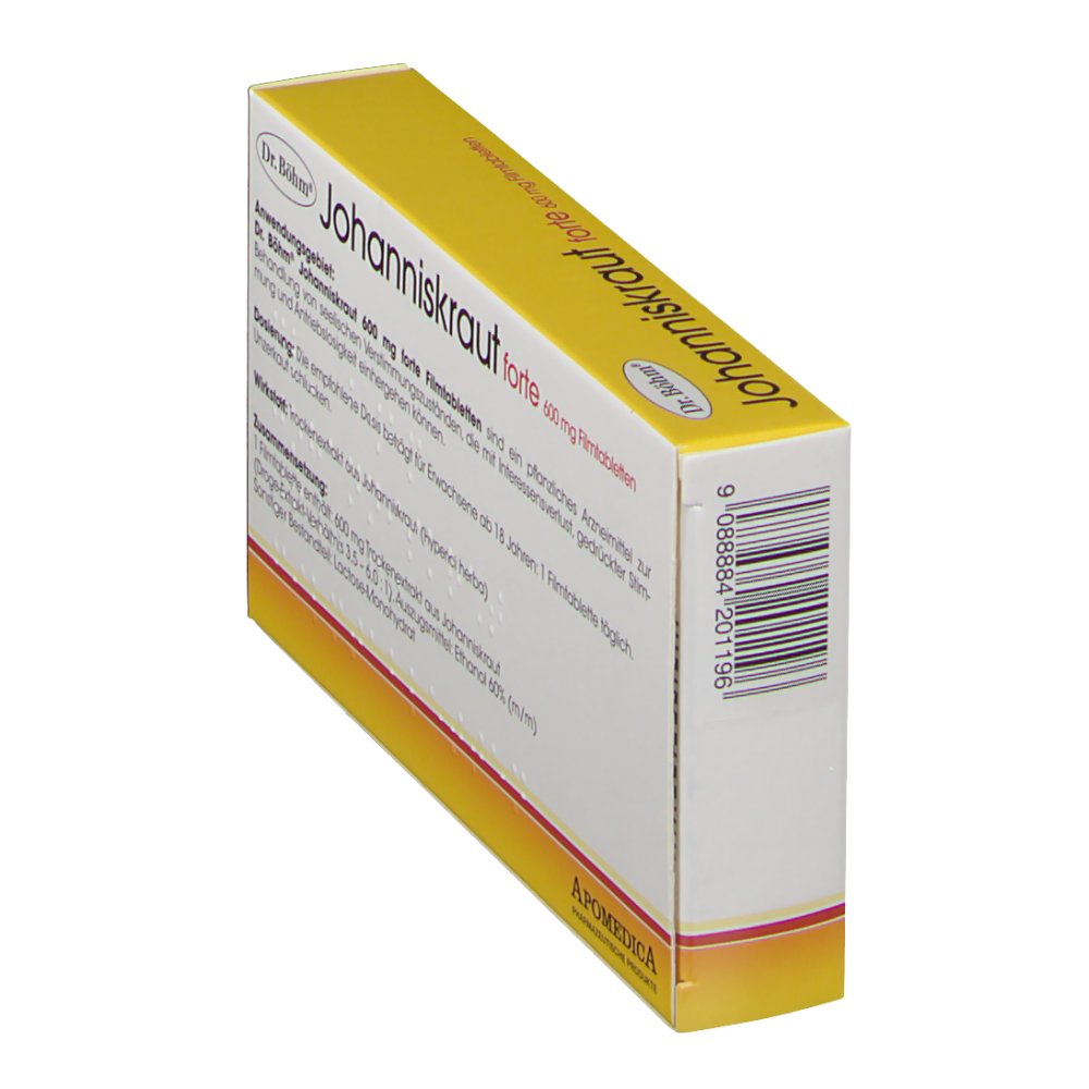 Dr Böhm® Johanniskraut 600 Mg Forte Filmtabletten Shop Apotheke At
