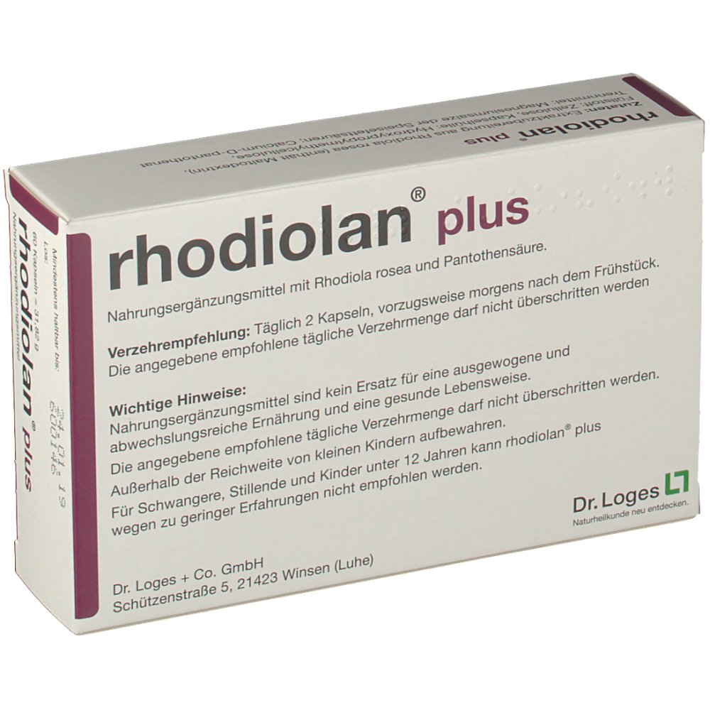 Dr.Loges rhodiolan® plus - shop-apotheke.at