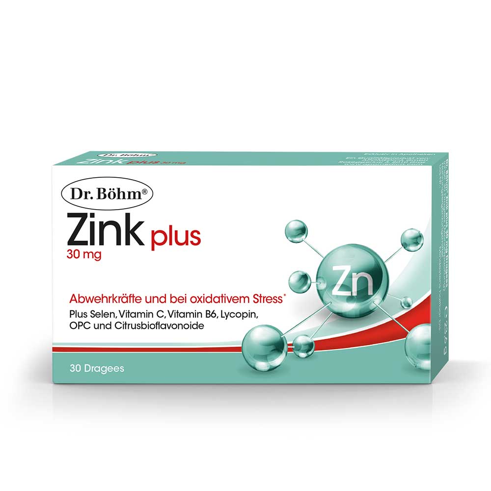 Dr. Böhm® Zink plus 30 mg - shop-apotheke.at