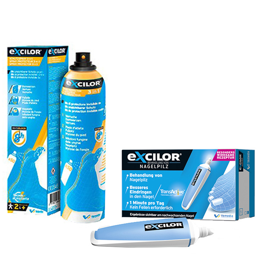 Excilor® Set Nagelpilz Stift + Schutzspray - shop-apotheke.at