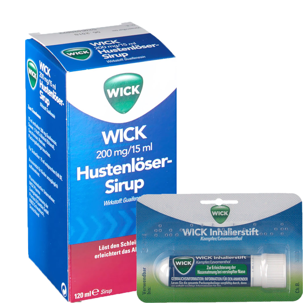 WICK Hustenlöser-Sirup und Inhalierstift - shop-apotheke.at
