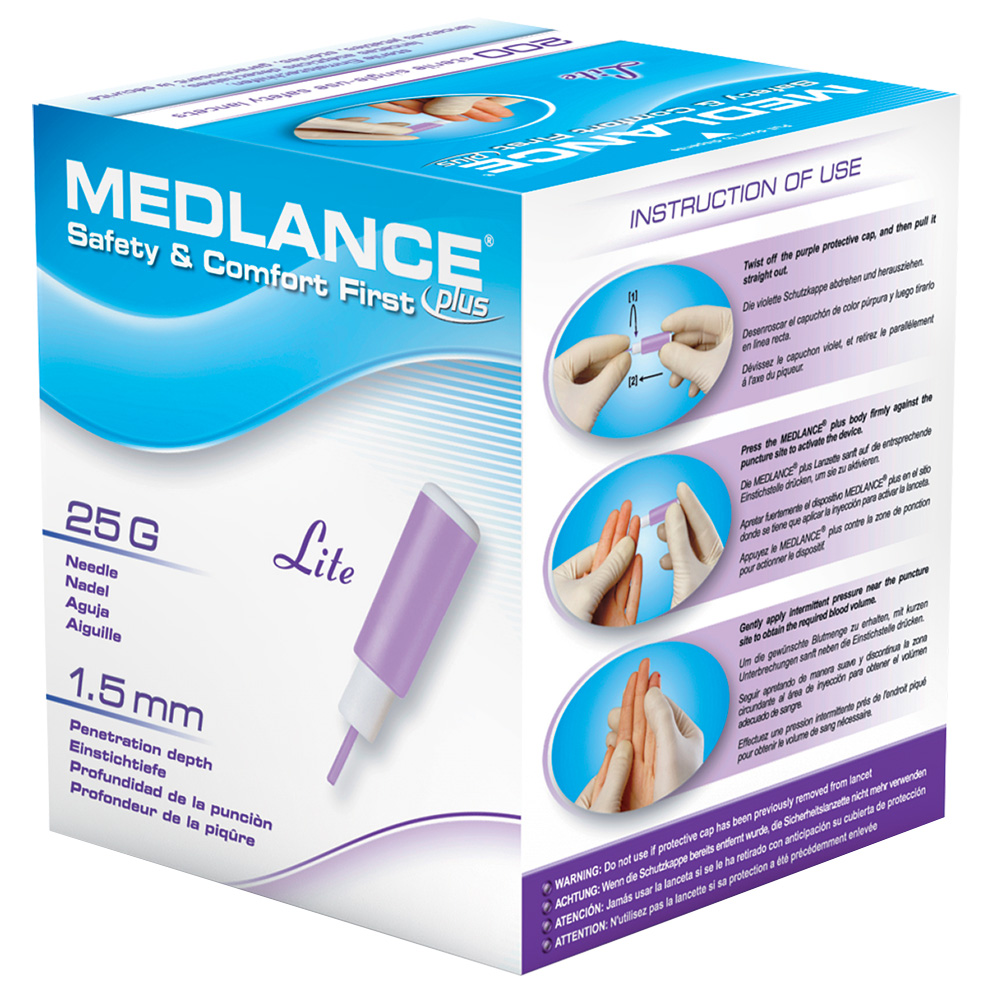 MEDLANCE® plus Lite Sicherheitslanzetten 25 G - shop-apotheke.at