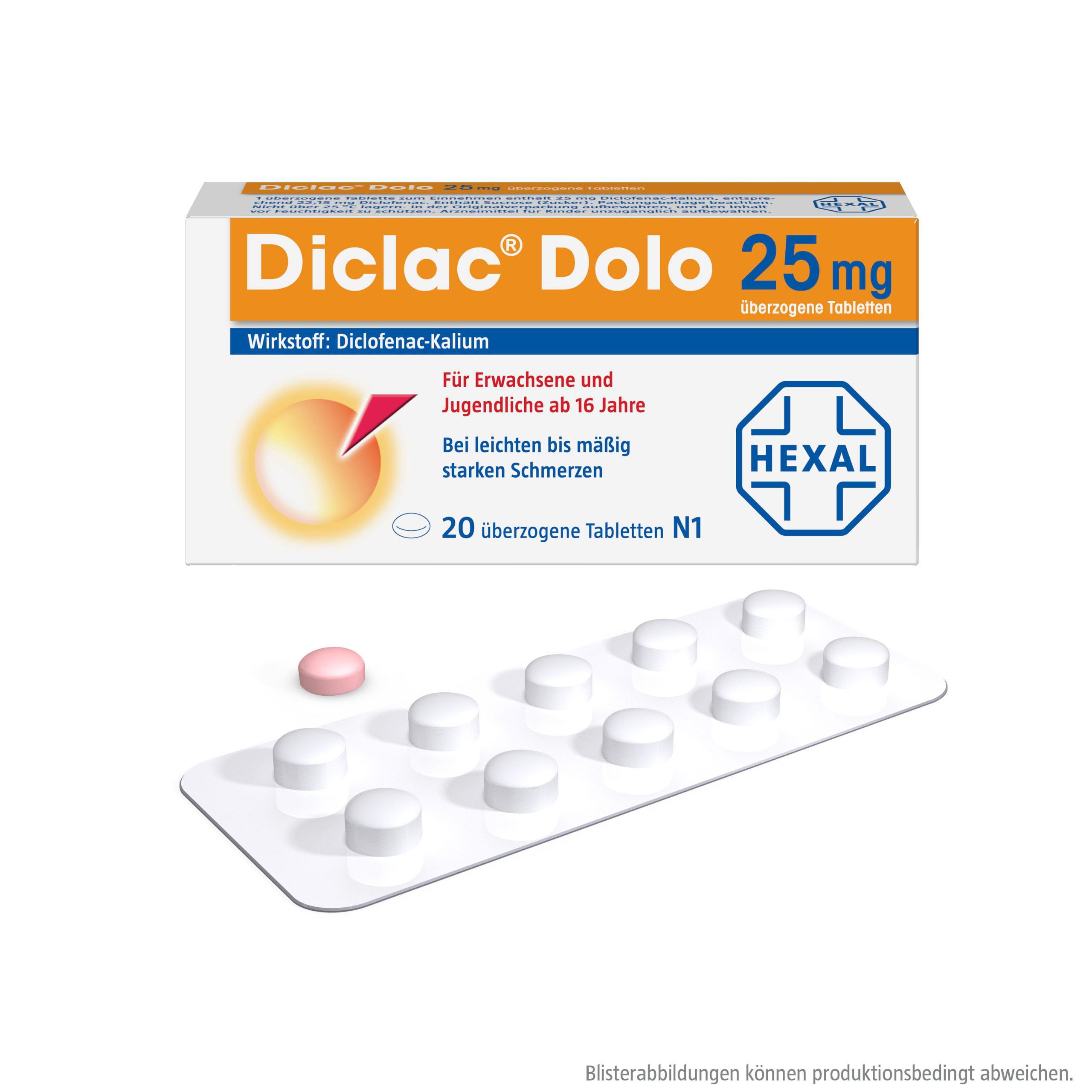 Diclac® Dolo 25 mg - shop-apotheke.at