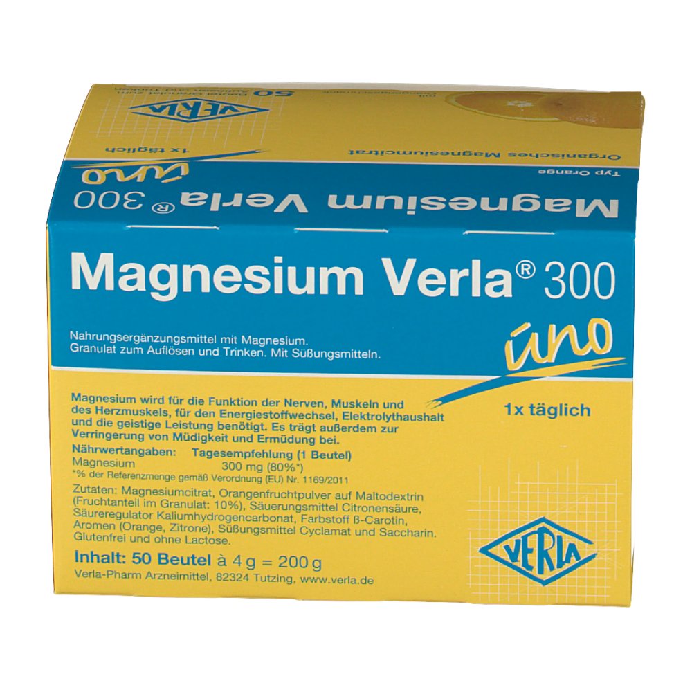 Magnesium Verla® 300 uno Orange - shop-apotheke.at