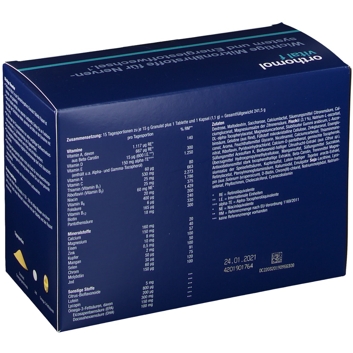 Orthomol Vital f Granulat/Tabletten/Kapsel Orange - shop-apotheke.at