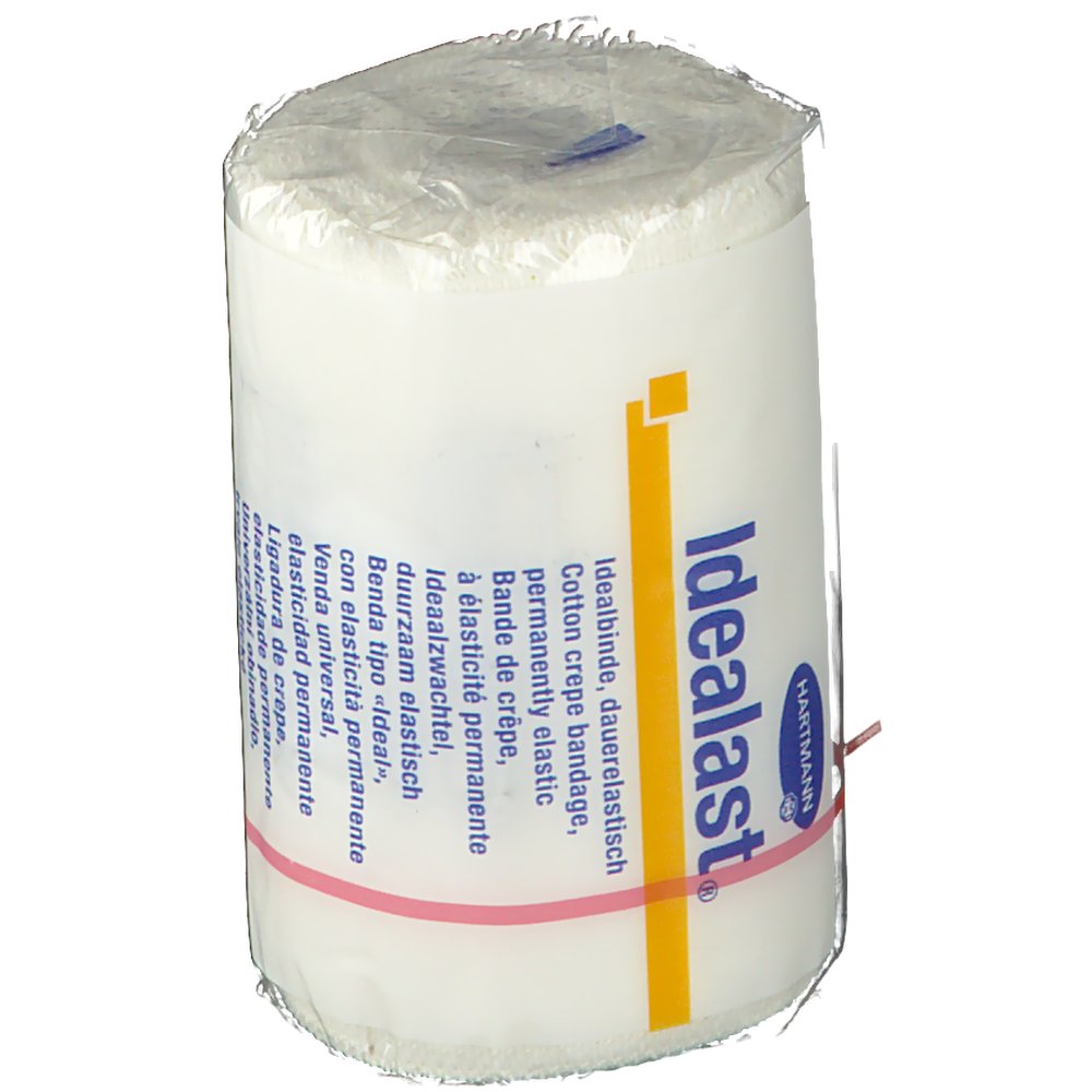 Idealast® Idealbinde 8 cm x 5 m mit Verbandklammern - shop-apotheke.at