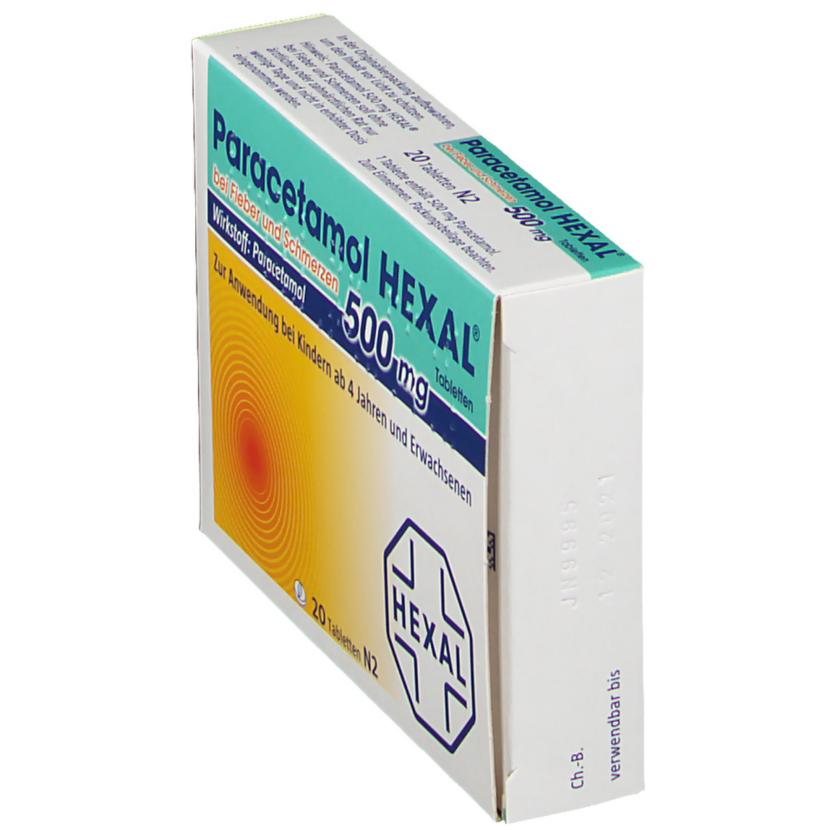 Paracetamol 500 mg HEXAL® Tabletten - shop-apotheke.at