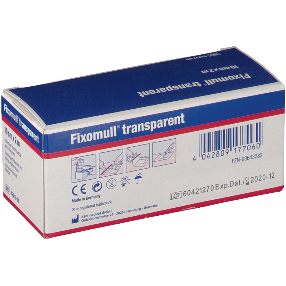 Fixomull® transparent 10 cm x 2 m - shop-apotheke.at