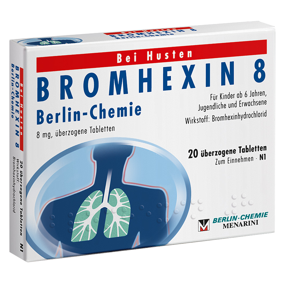 BROMHEXIN 8 Berlin-Chemie 8 mg Dragees - shop-apotheke.at