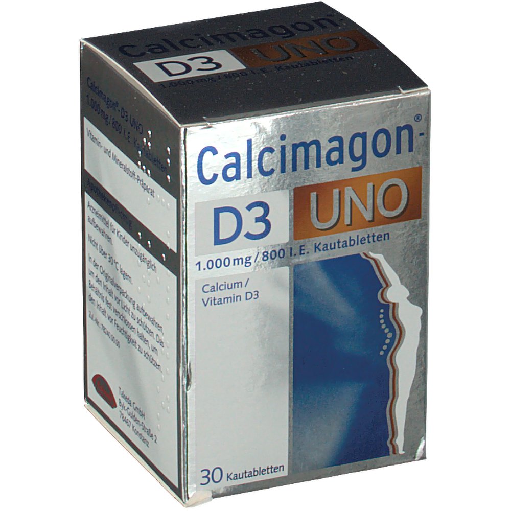 Calcimagon® D3 UNO 1000 mg/ 800 I.E. Kautabletten - shop-apotheke.at