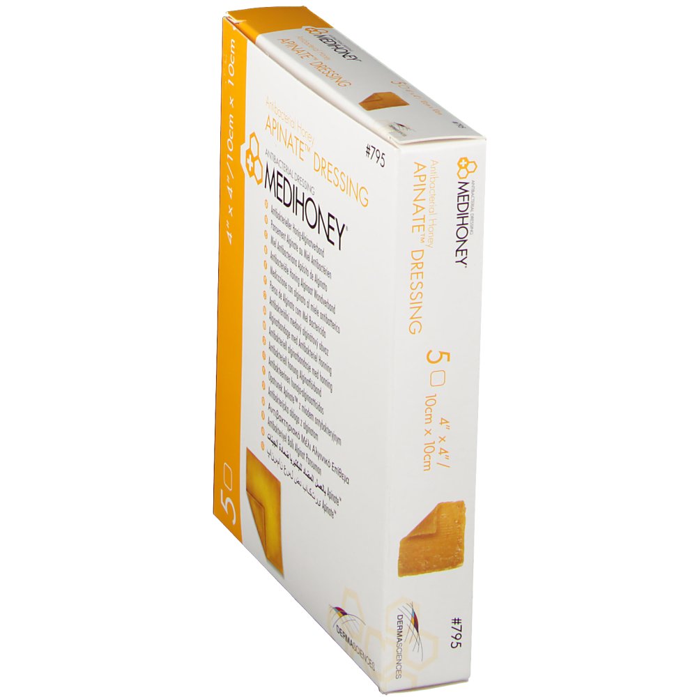 MEDIHONEY® antibakterieller Alginatverband 10 x 10 cm - shop-apotheke.at