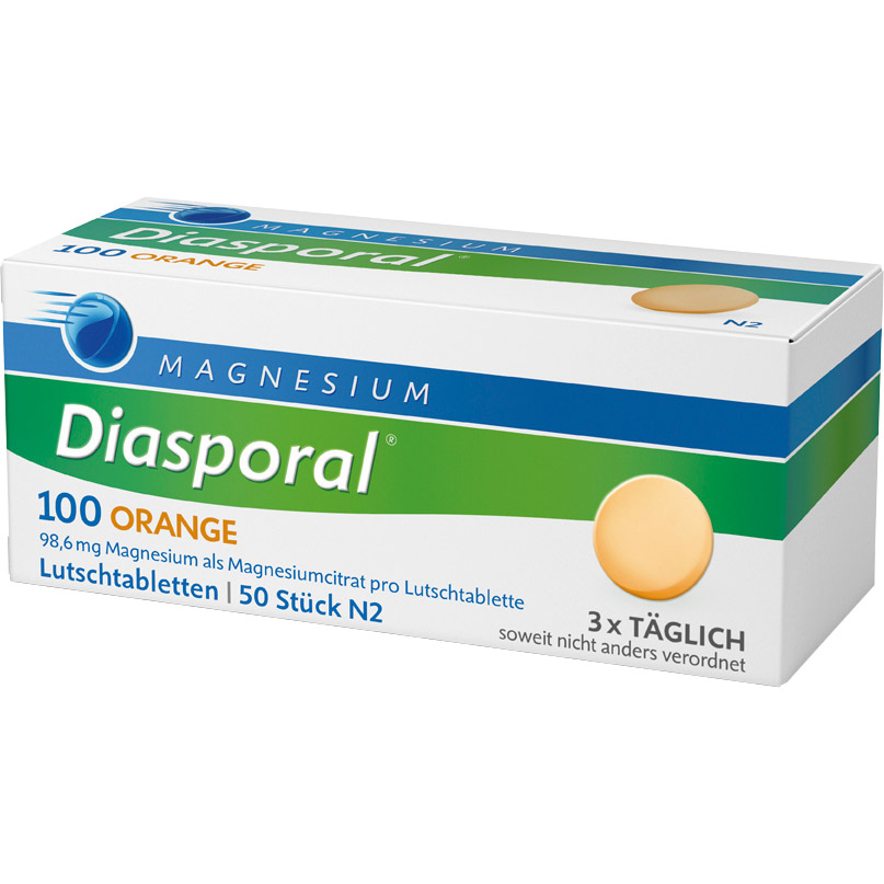 Magnesium-Diasporal 100 Orange, Lutschtabletten - shop-apotheke.at