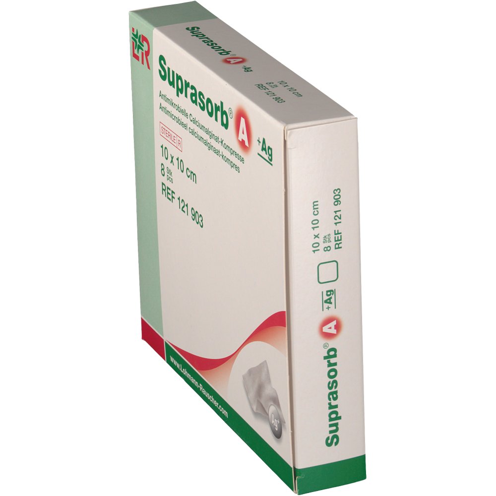 Suprasorb® A+Ag Kompresse 10 cm x 10 cm - shop-apotheke.at