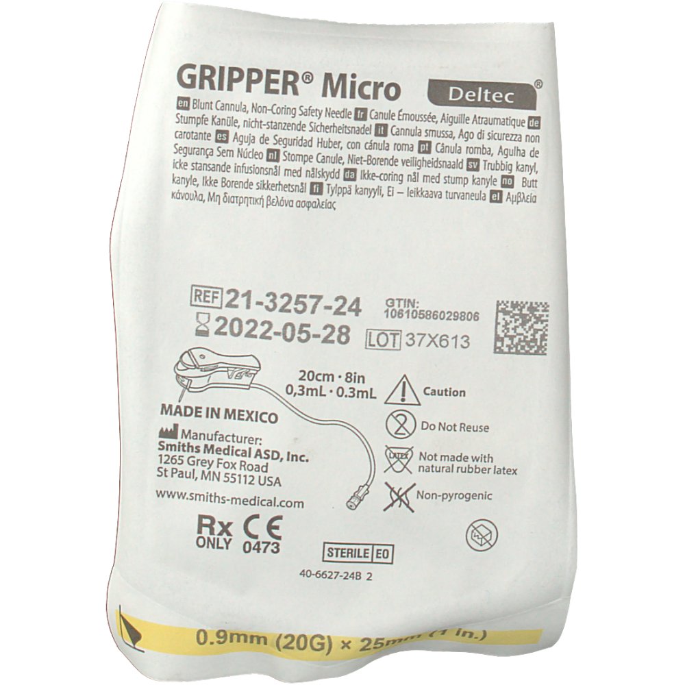 Deltec® GRIPPER® Micro 0,9 mm 20 G x 25 mm - shop-apotheke.at