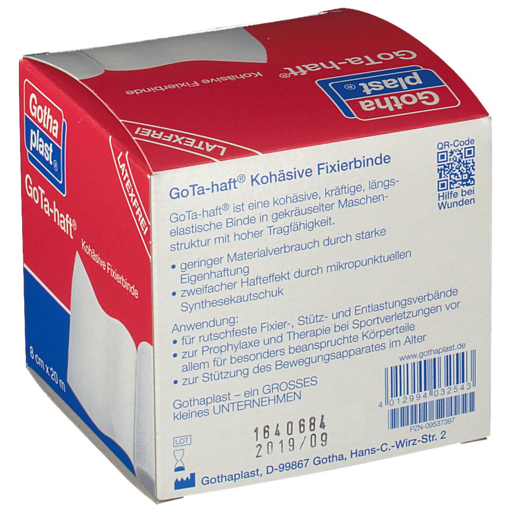 GoTa-haft kohäsive Binde 8 cm x 20 m - shop-apotheke.at