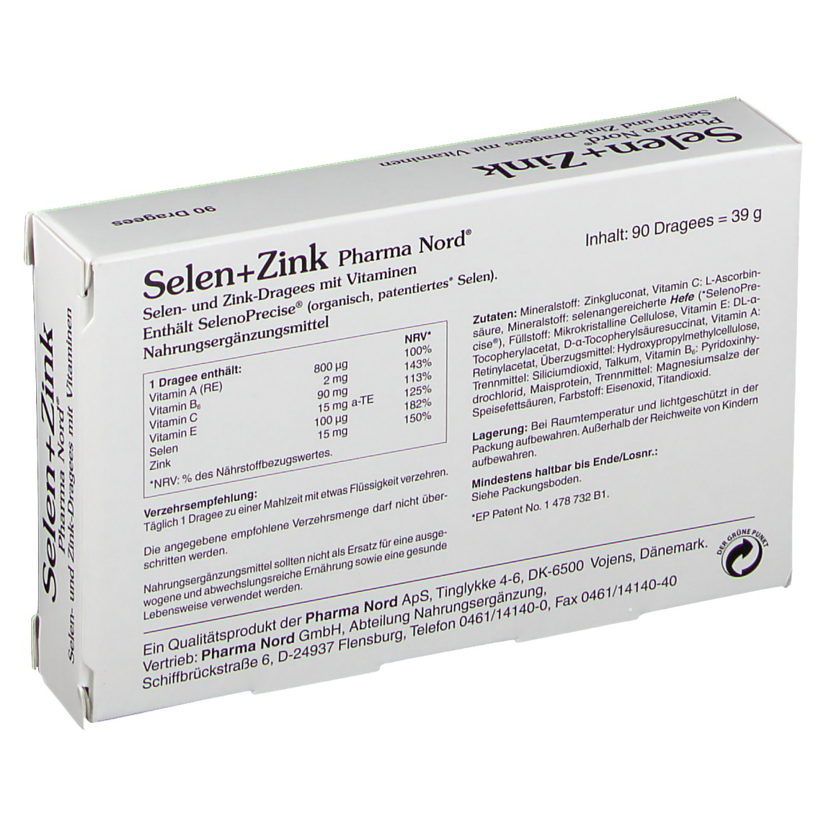 Selen+Zink Pharma Nord® - shop-apotheke.at