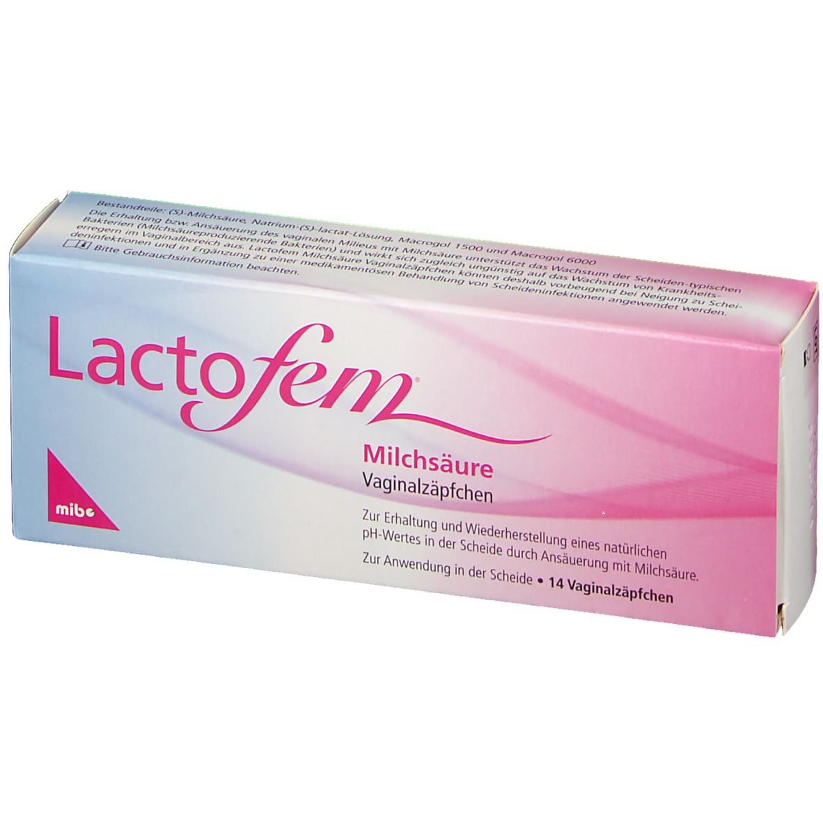 Lactofem® Milchsäure Vaginalzäpfchen - shop-apotheke.at
