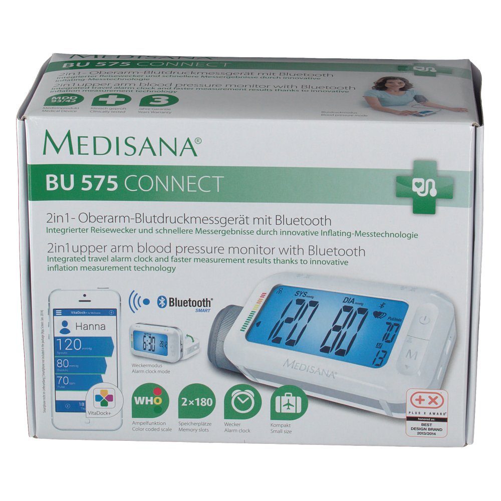 Medisana® Oberarm-Blutdruckmessgerät BU 575 connect - shop-apotheke.at