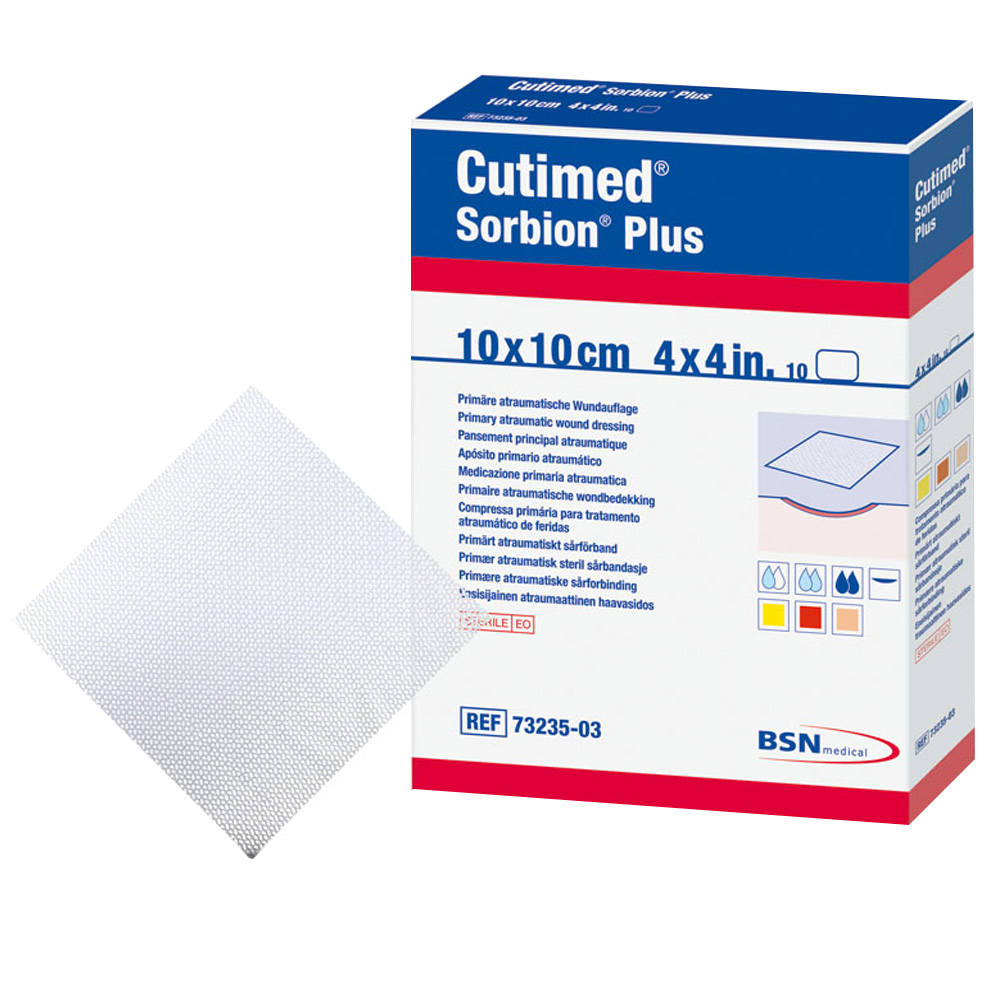 Cutimed® Sorbion Plus 10 cm x 10 cm - shop-apotheke.at