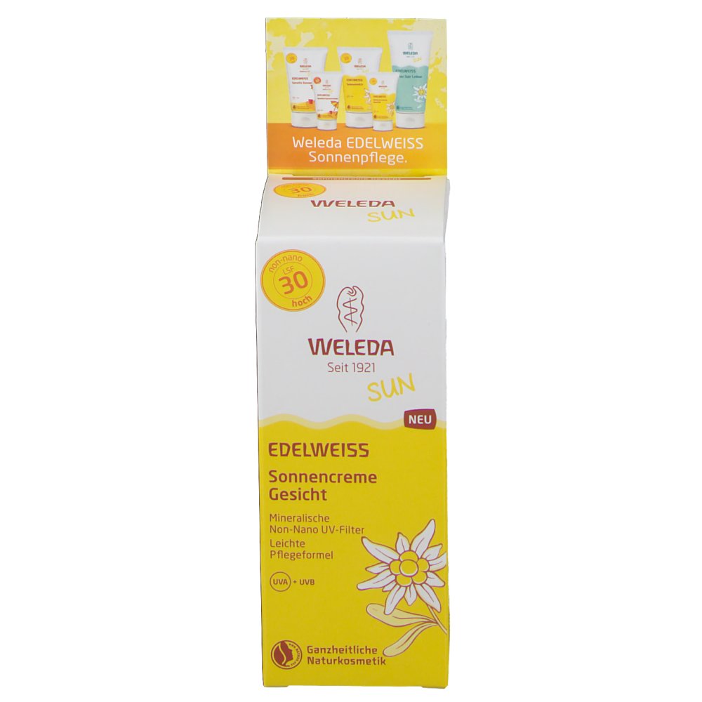 Weleda Edelweiss Sonnencreme Gesicht LSF 30 - shop-apotheke.at
