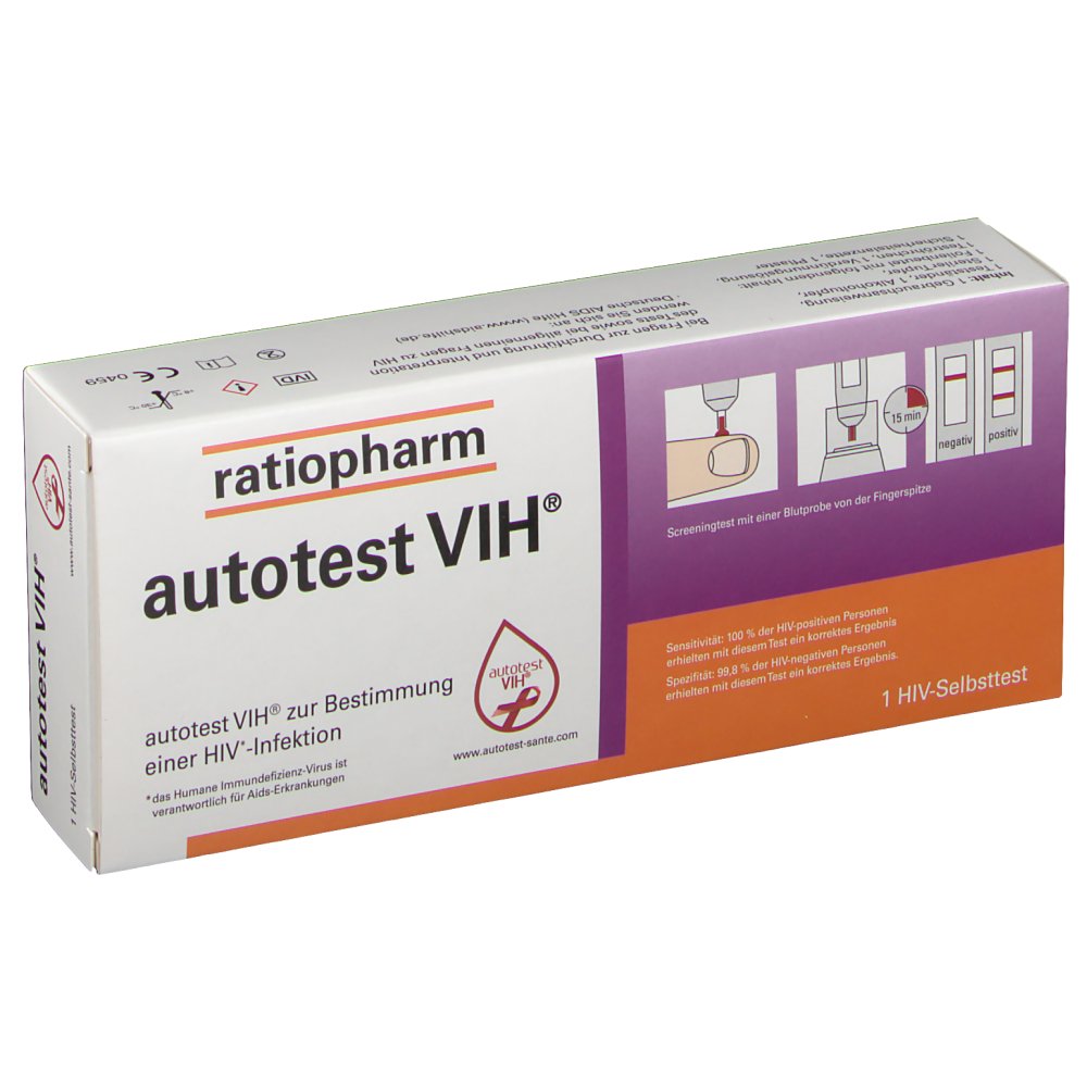 autotest VIH® ratiopharm - shop-apotheke.at
