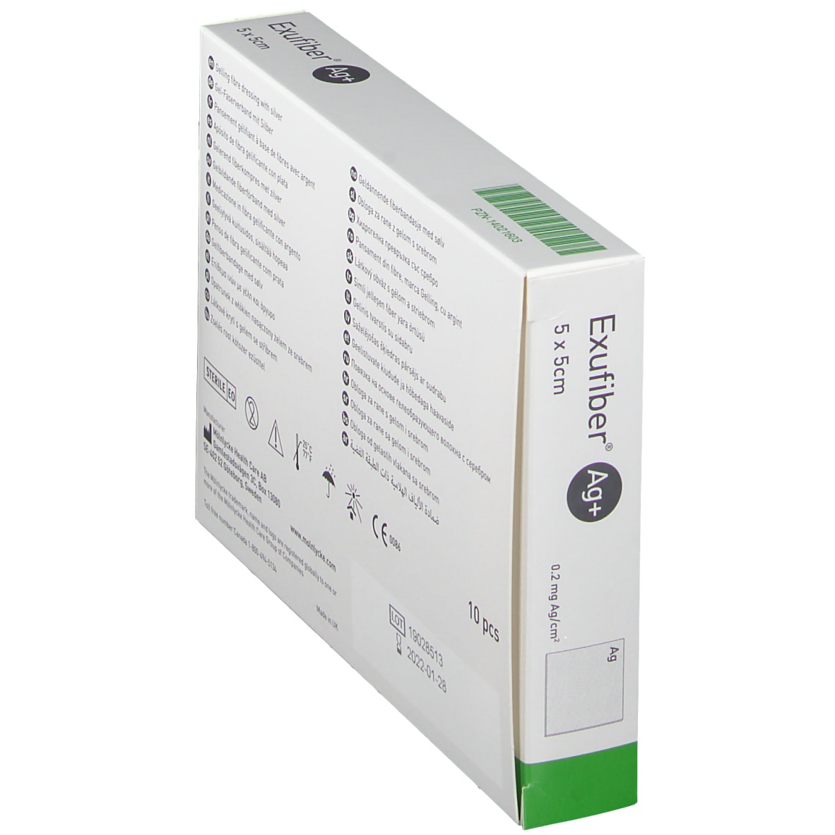 Exufiber Ag+ 5 x 5 cm - shop-apotheke.at