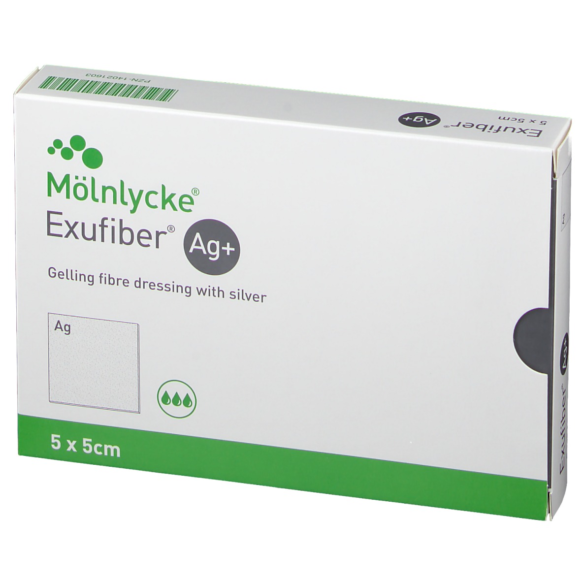 Exufiber Ag+ 5 x 5 cm - shop-apotheke.at