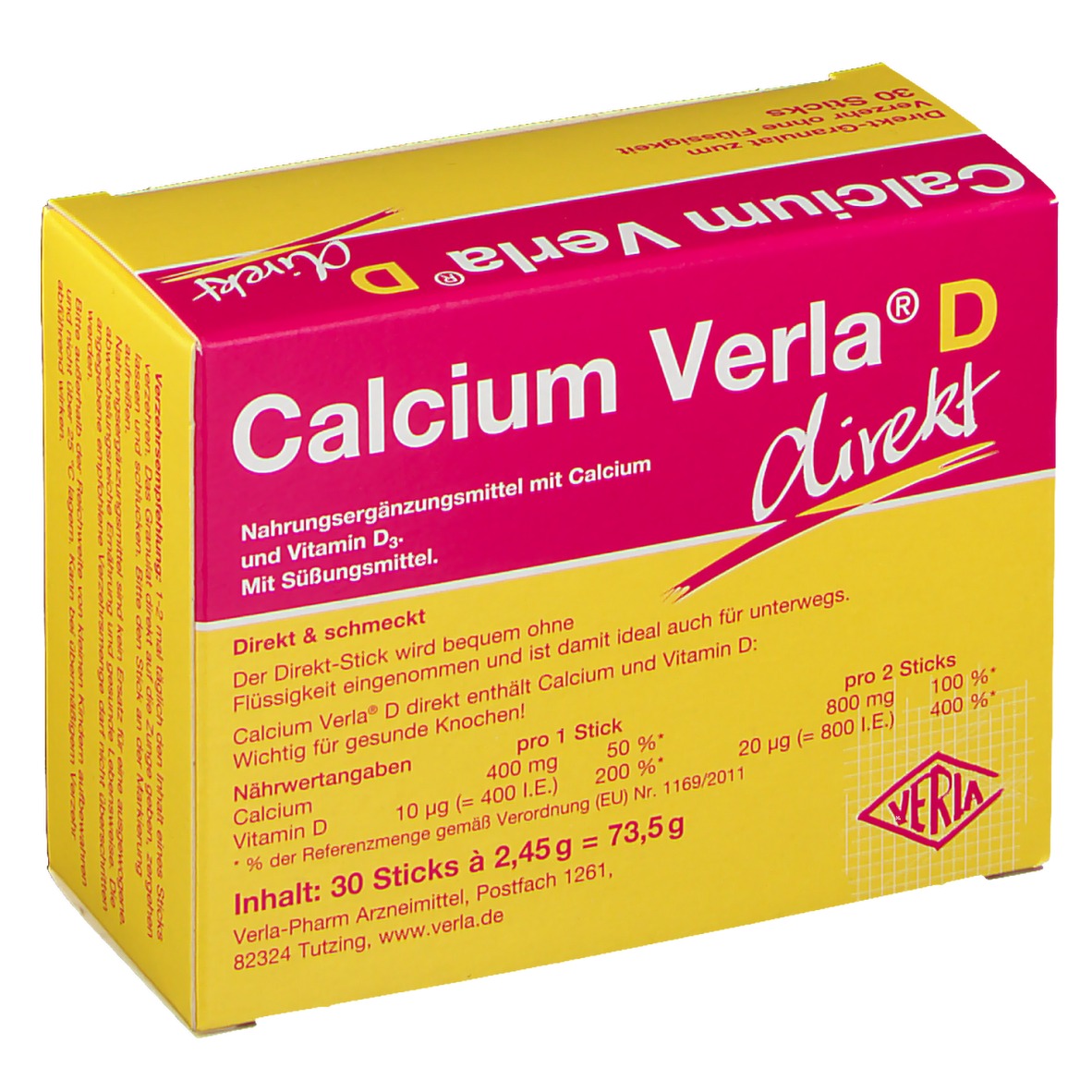 Calcium Verla® D direkt Granulat - shop-apotheke.at