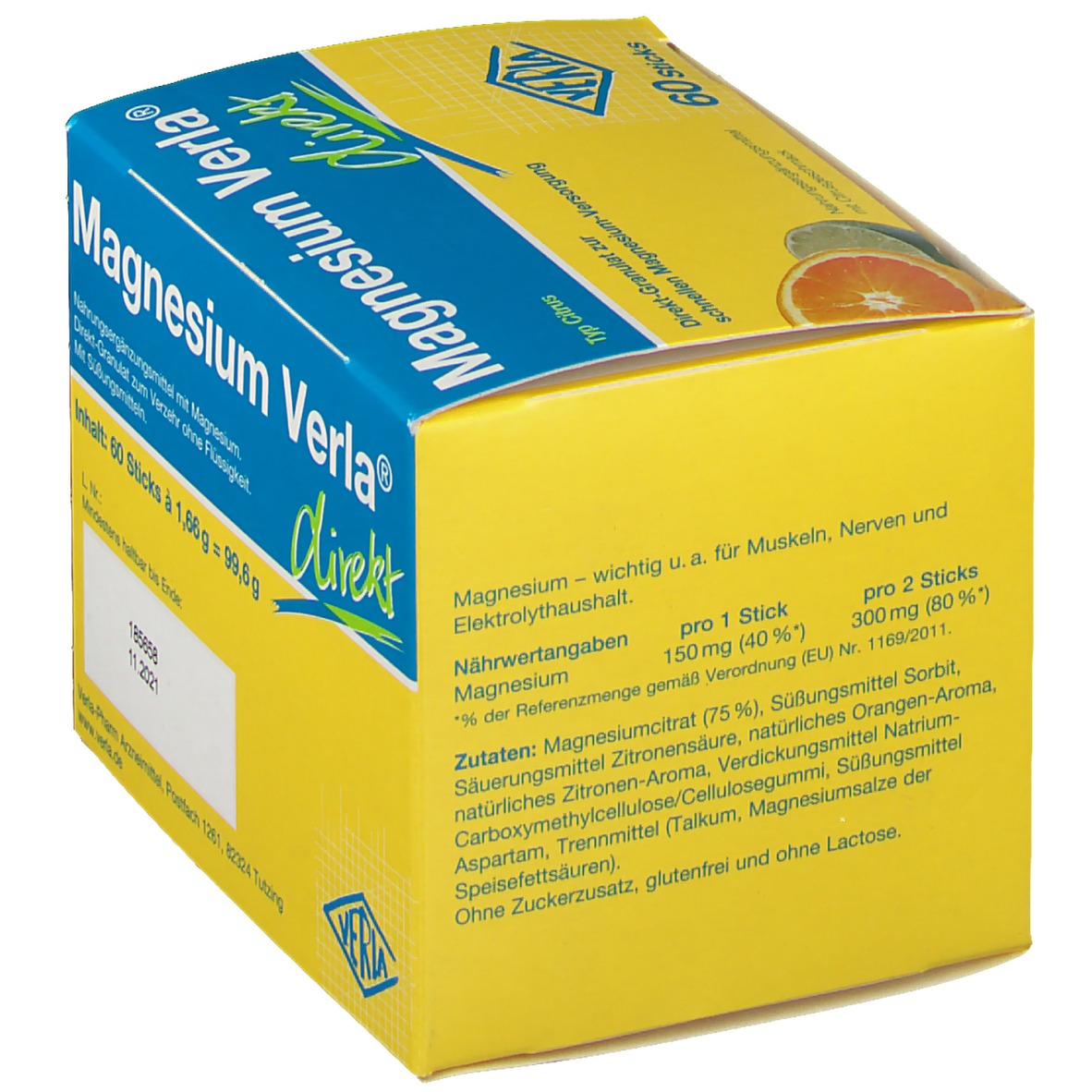 Magnesium Verla® Direkt Citrus - shop-apotheke.at