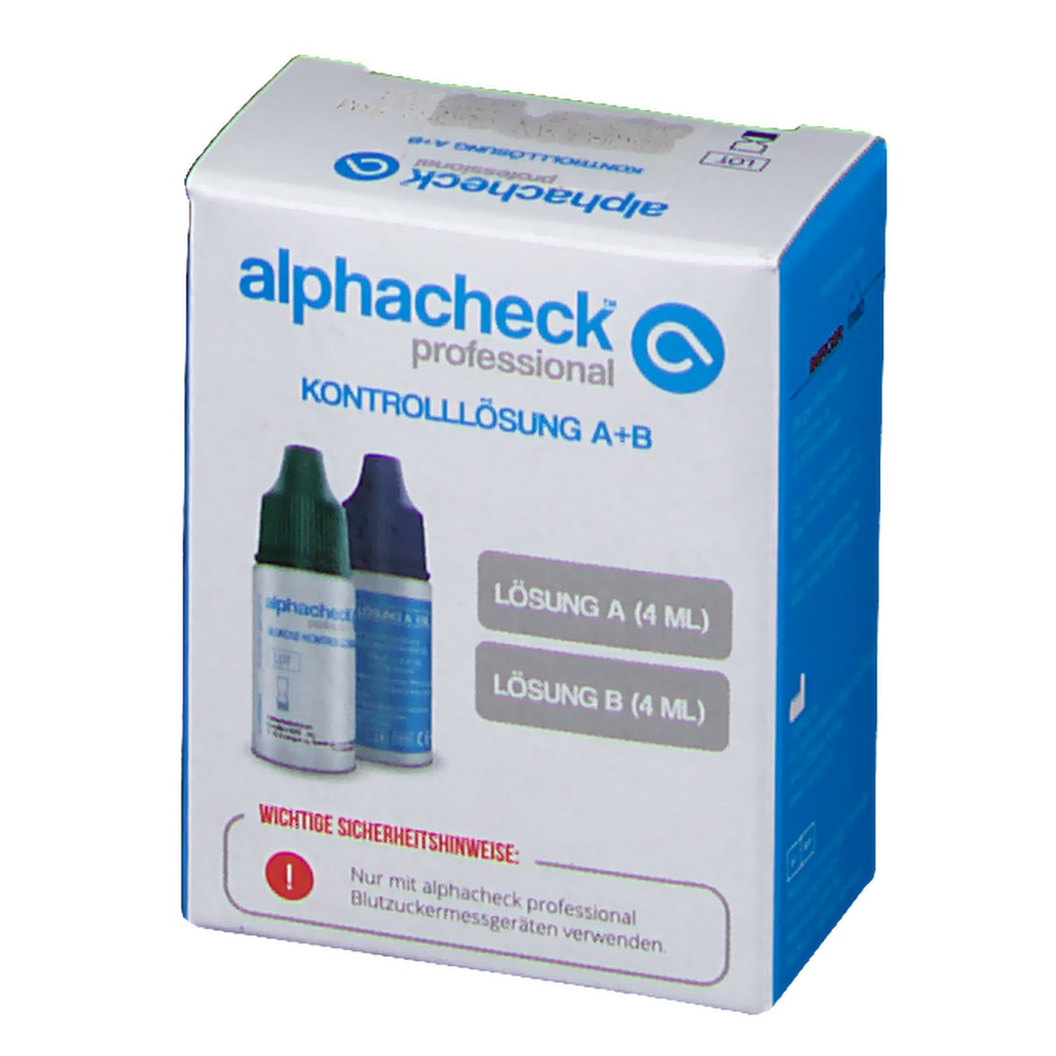 alphacheck professional Kontrolllösung A + B 2X4 ml - shop-apotheke.at