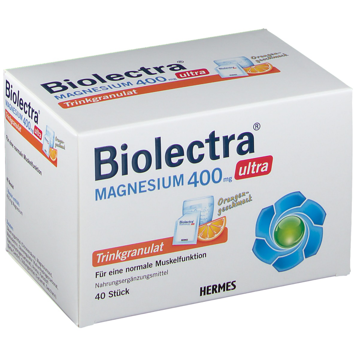 Biolectra® Magnesium 400 mg ultra Trinkgranulat Orange 40 St - shop ...