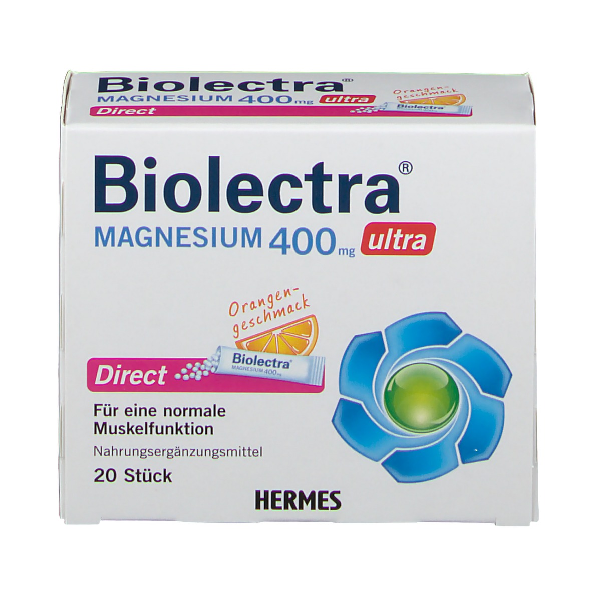 Biolectra® Magnesium ultra Direct 400 mg Orange 20 St - shop-apotheke.at