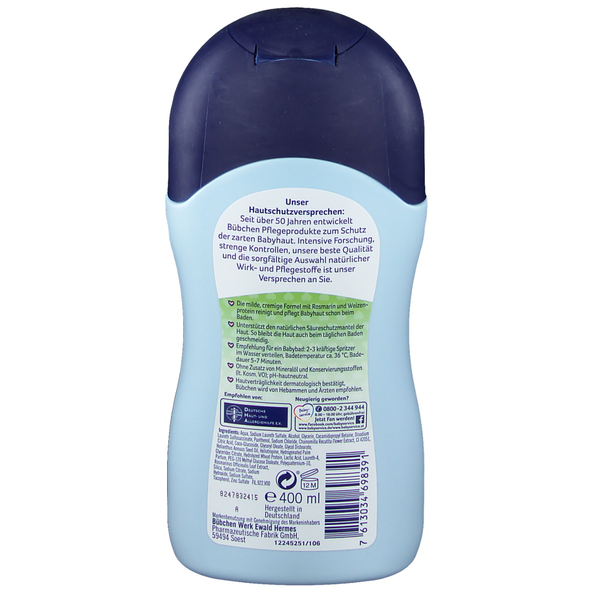 Bübchen® Creme Pflege Bad 400 ml - shop-apotheke.at