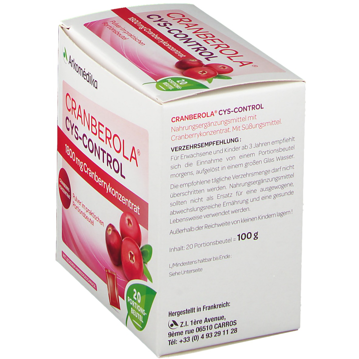 Cranberola® Cys Control Pulver 20X5 g - shop-apotheke.at