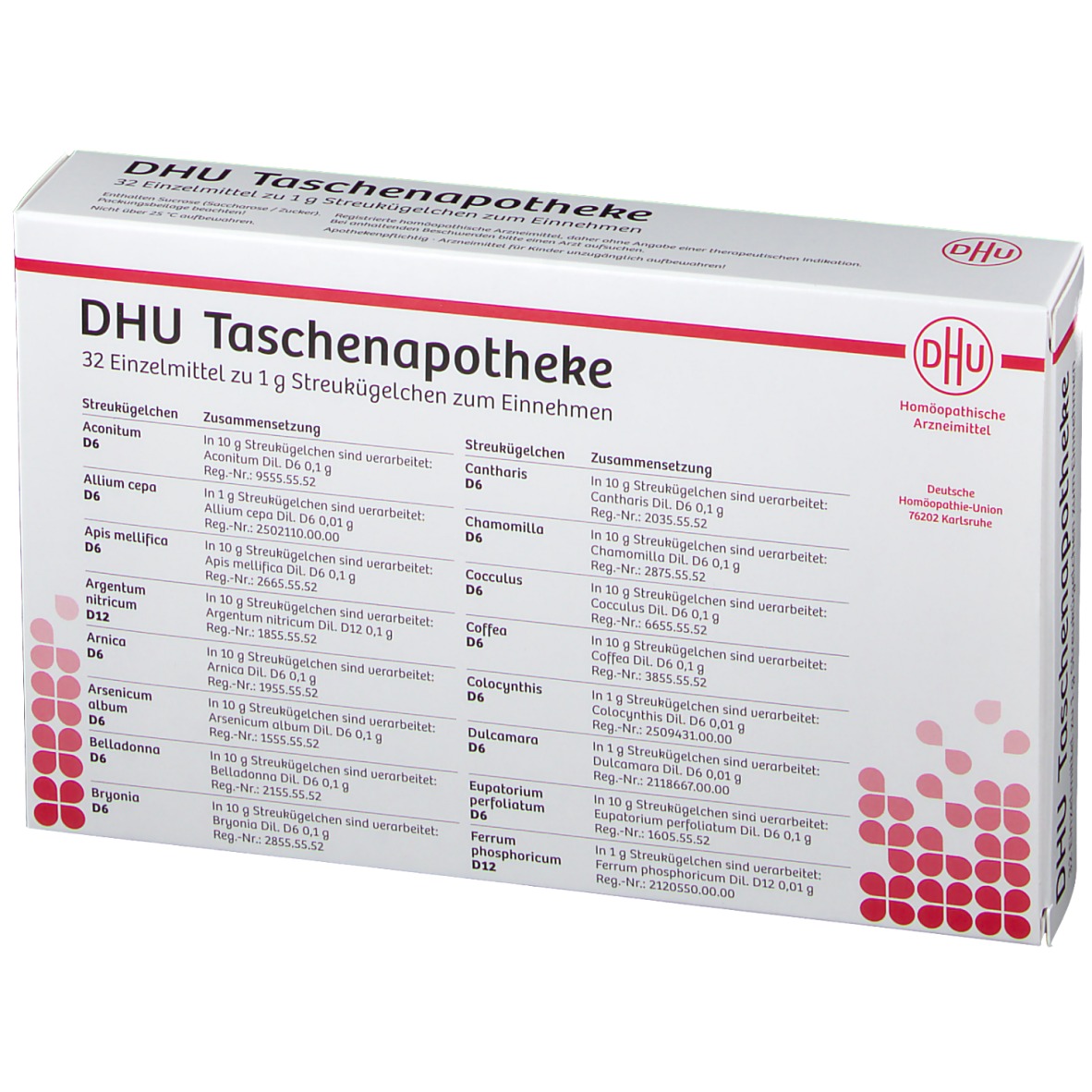 DHU Taschenapotheke Globuli 32X1 g - shop-apotheke.at