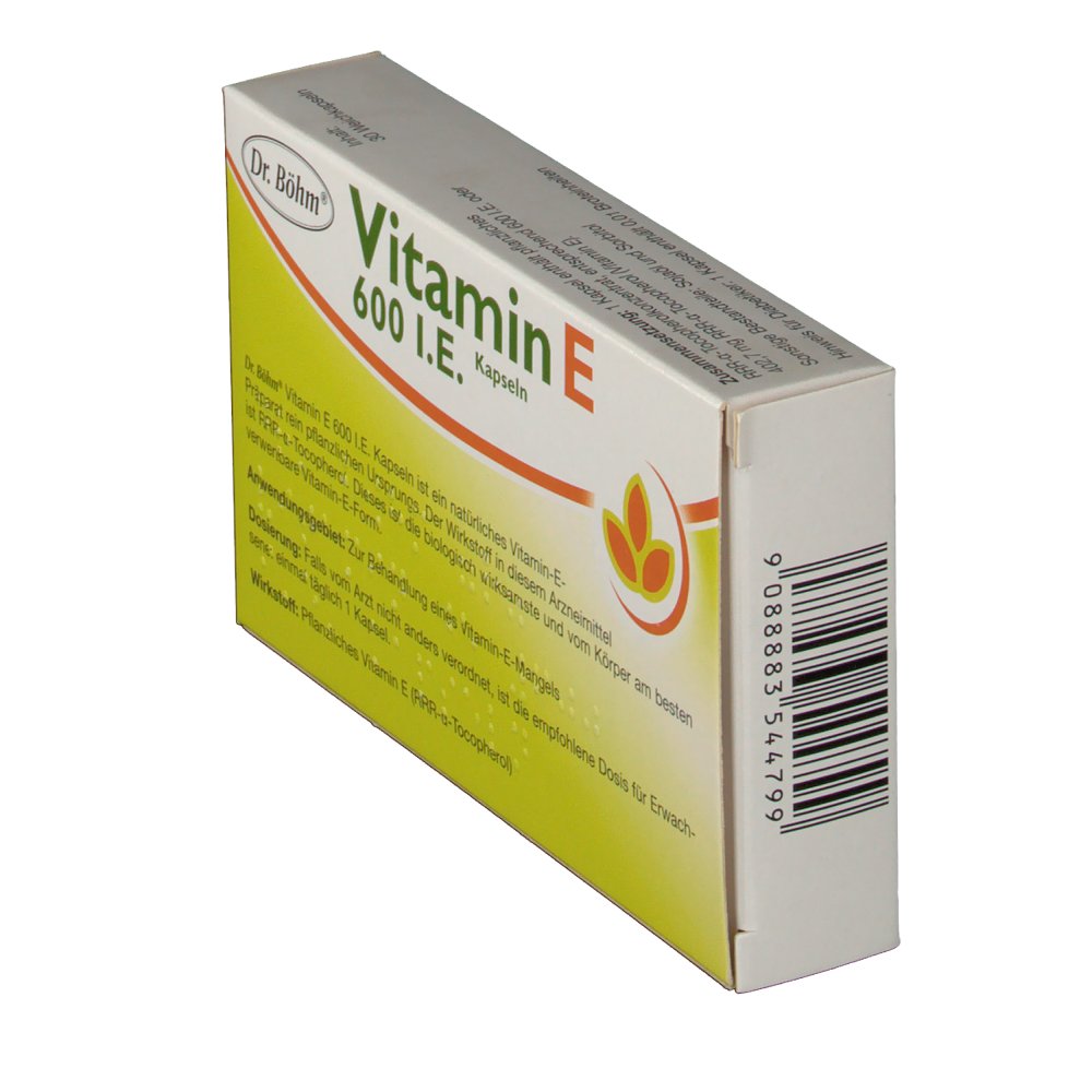 Dr. Böhm® Vitamin E 600 I.E. Kapseln 30 St - shop-apotheke.at