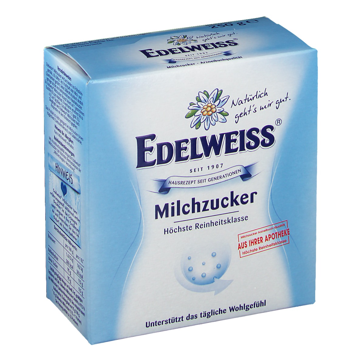 Edelweiss® Milchzucker 250 g - shop-apotheke.at