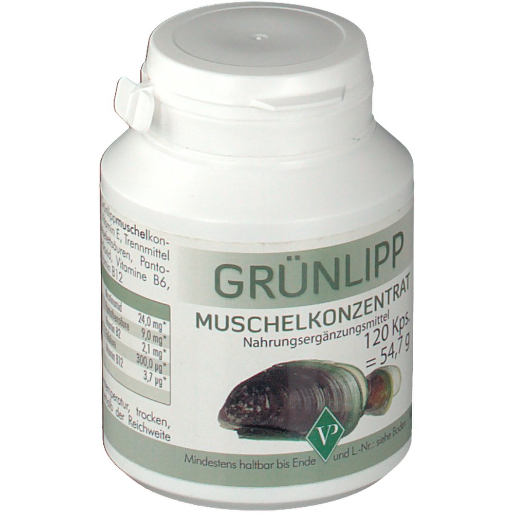 Grünlipp-Muschel Konzentrat Kapseln 120 St - shop-apotheke.at