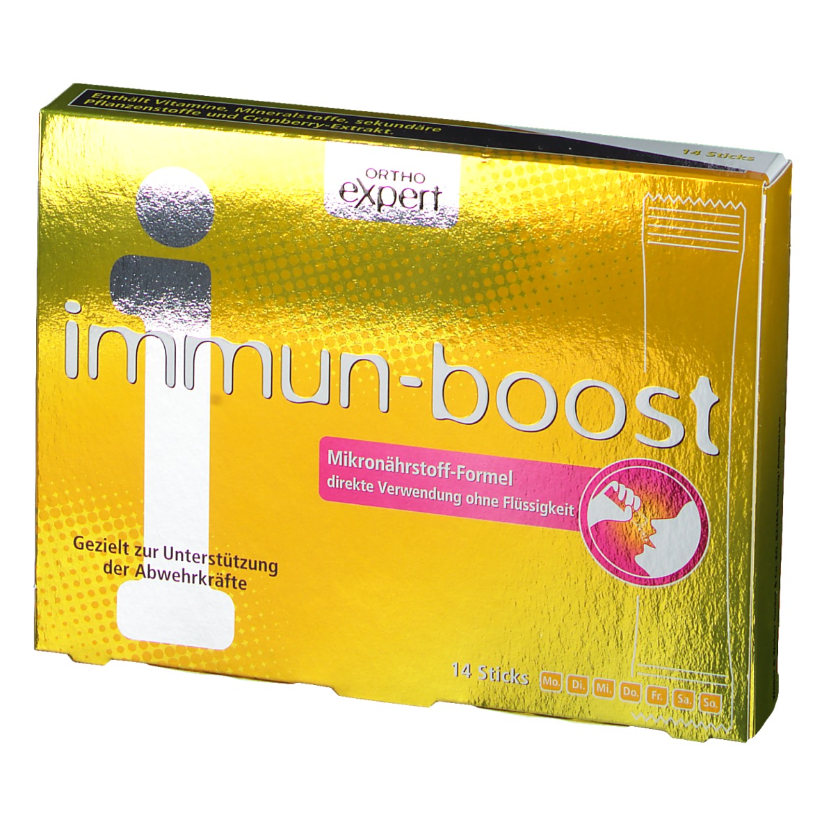 immun-boost Orthoexpert® Granulat 14X3,8 g - shop-apotheke.at