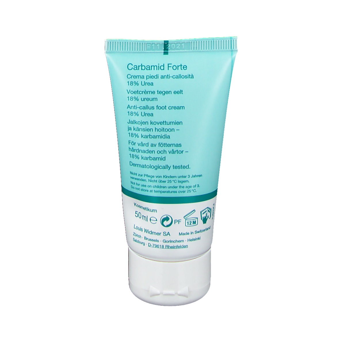 Louis Widmer Carbamid Forte 18% Urea Fußcreme 50 ml - shop-apotheke.at