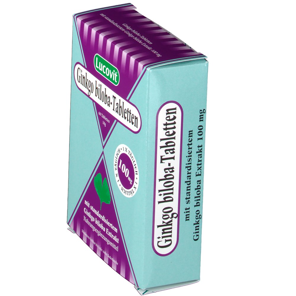 Lucovit Ginkgo biloba-Tabletten 100 mg 60 St - shop-apotheke.at