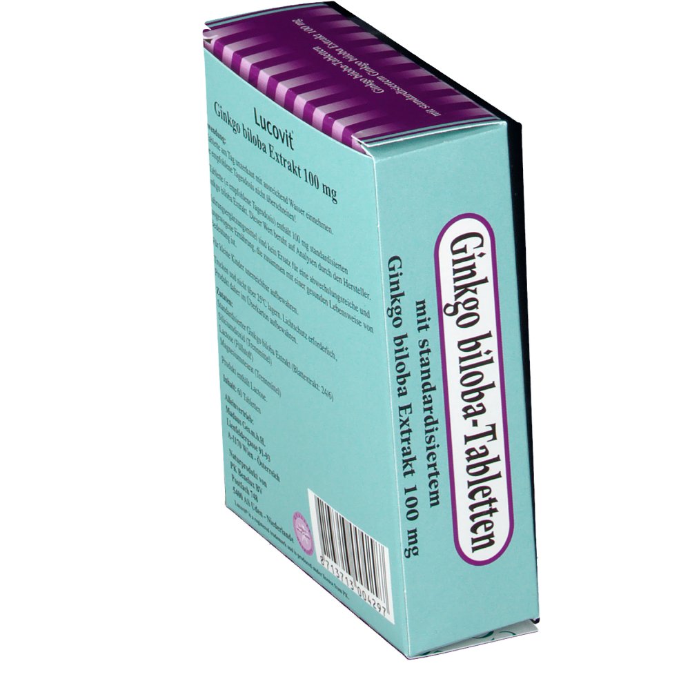 Lucovit Ginkgo biloba-Tabletten 100 mg 60 St - shop-apotheke.at