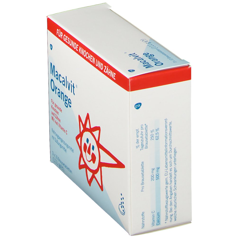 Macalvit® Orange Brausetabletten 30 St - shop-apotheke.at